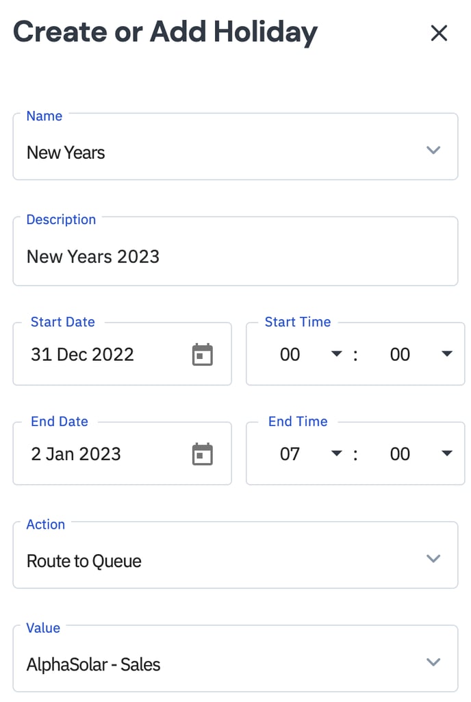 Setting Up Your Holiday Closure Messages
